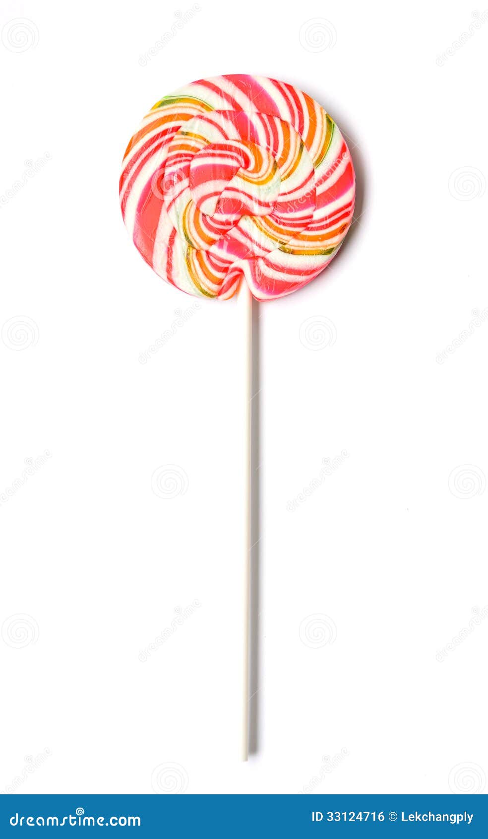 Colorful Lollipop On White Background Stock Photo - Image: 33124716