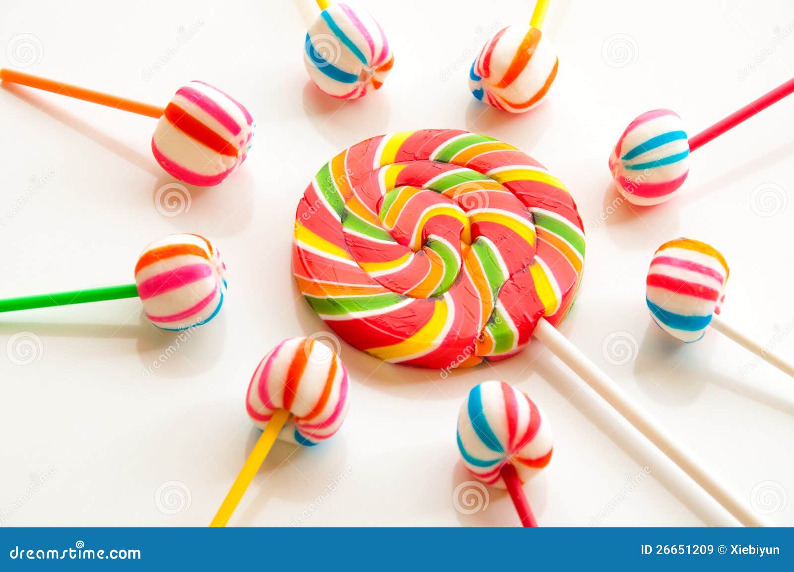 Colorful Lollipops stock image. Image of round, festive - 26651209