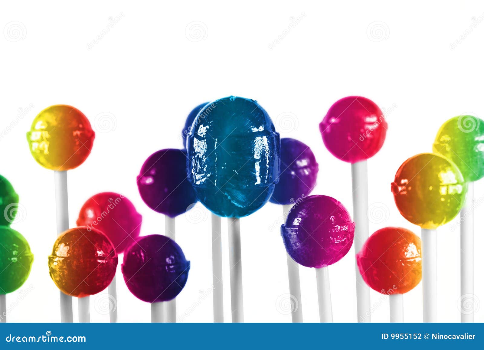 Colorful lollipops stock photo. Image of hard, group, blue - 9955152