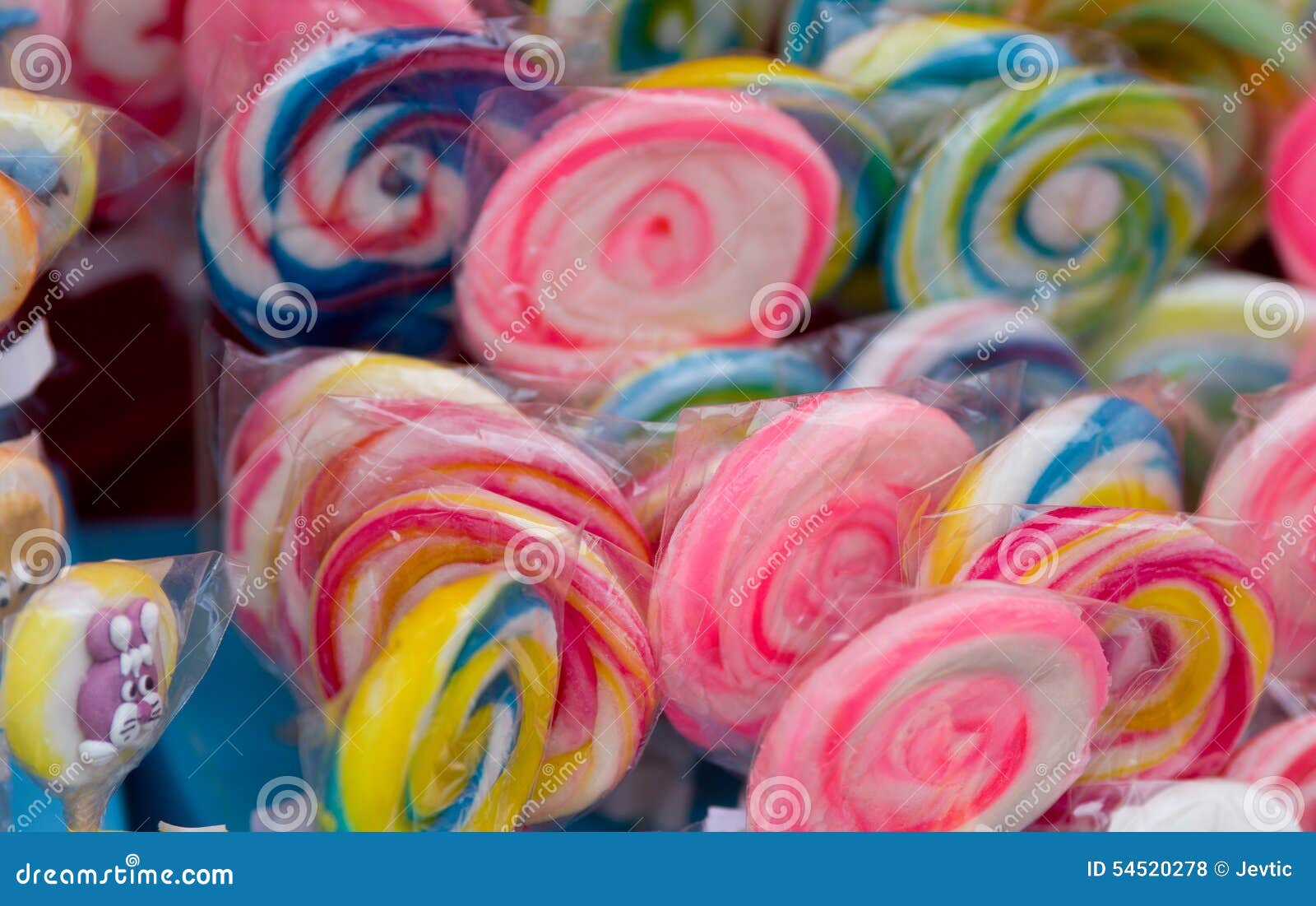 Colorful lollipops stock photo. Image of retro, candy - 54520278