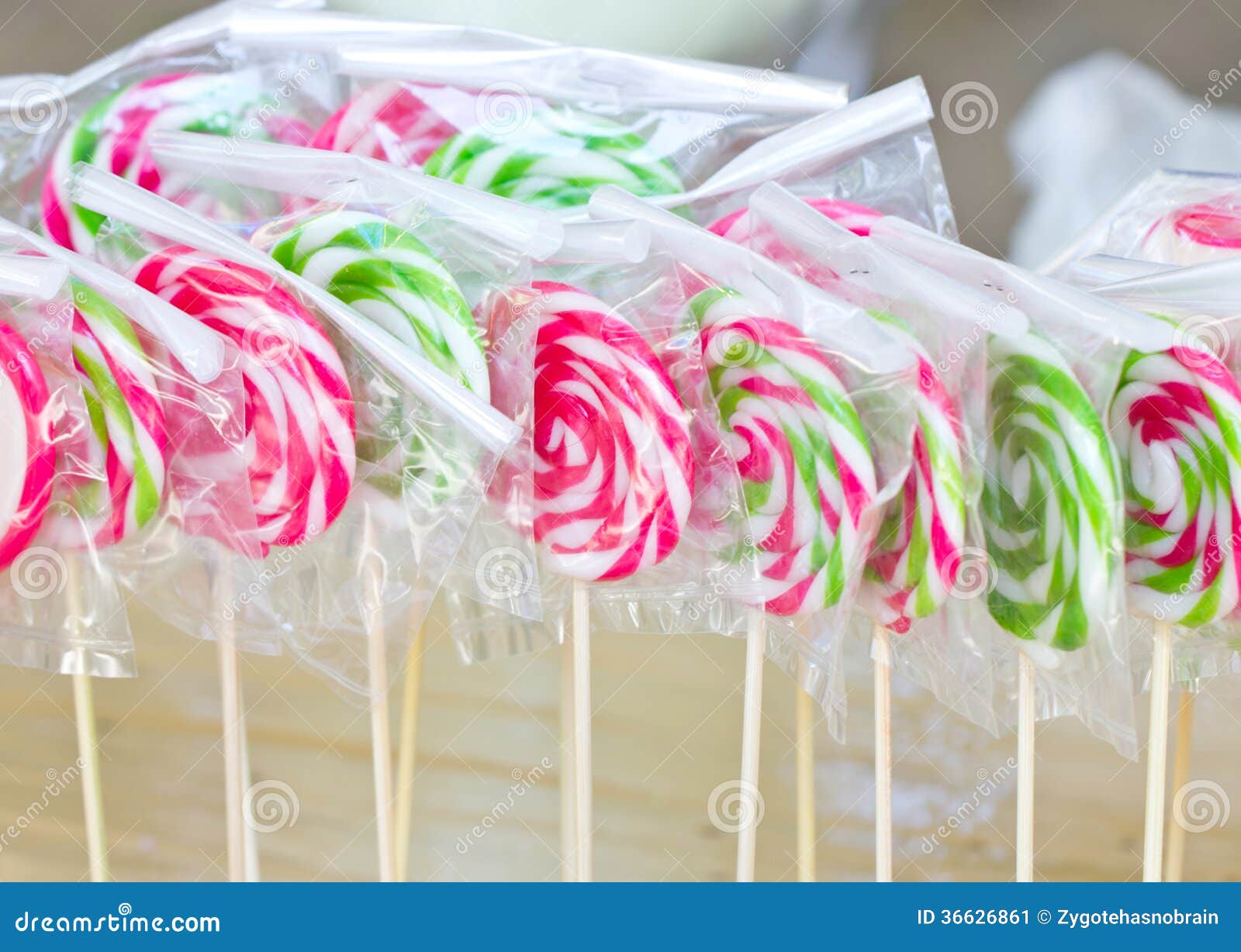 Colorful Lollipops. stock image. Image of stripe, plastic - 36626861