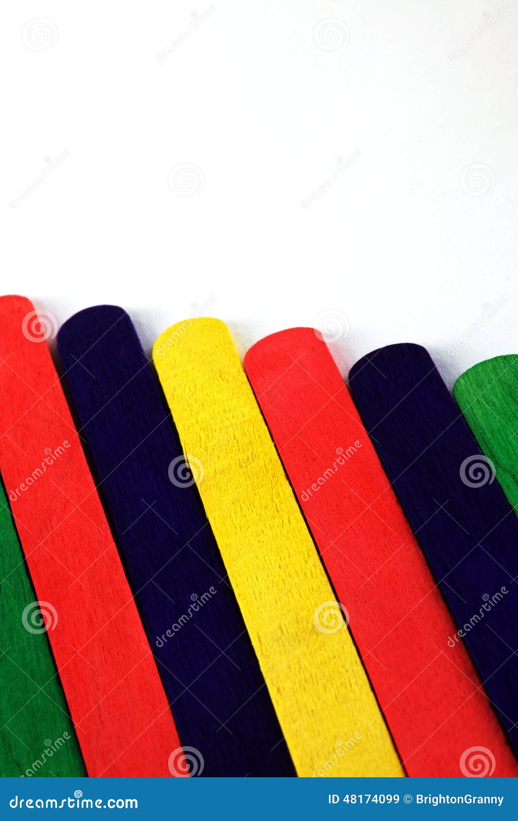 Colorful lolly sticks stock image. Image of colorful - 48174099