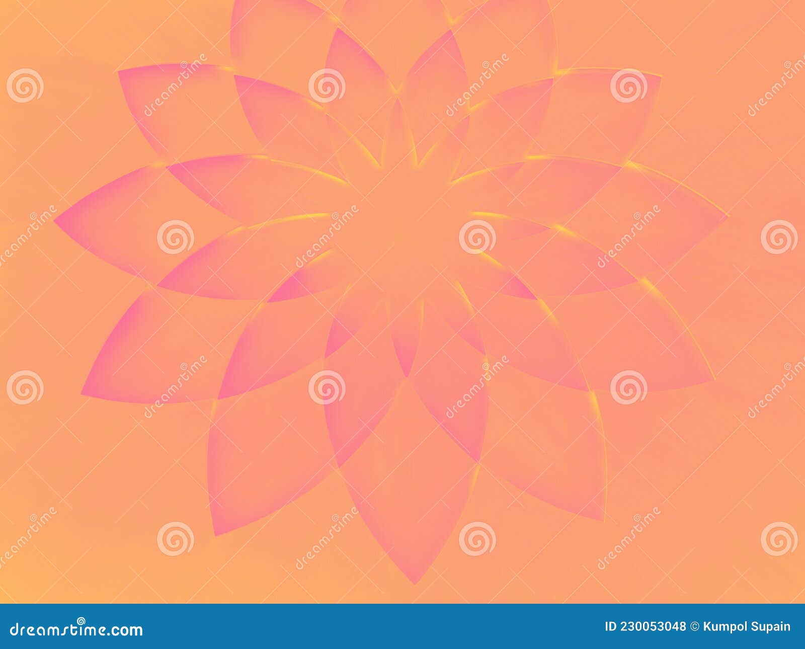 Lotus flower design motif stock photo. Image of nature - 230053048