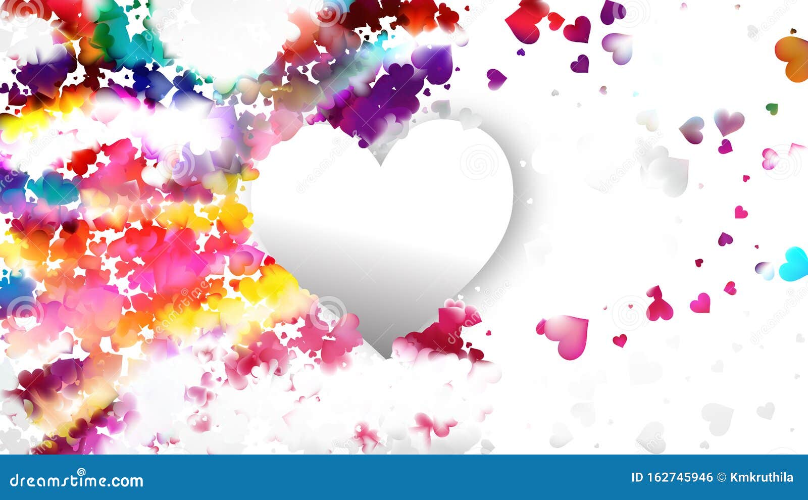 Colorful Love Background stock vector. Illustration of romance - 162745946