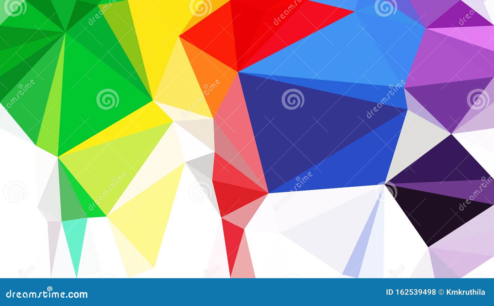 Colorful Low Poly Background Illustration Stock Vector - Illustration ...