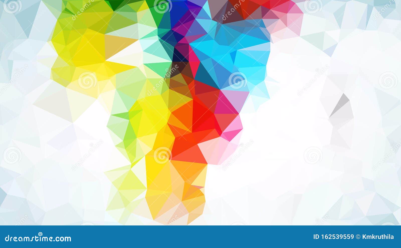 Colorful Low Poly Background Template Design Stock Vector ...