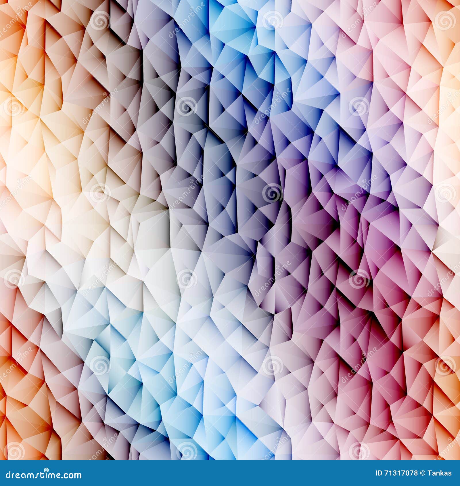 Colorful Low Poly Graphic Background Stock Vector - Illustration of ...