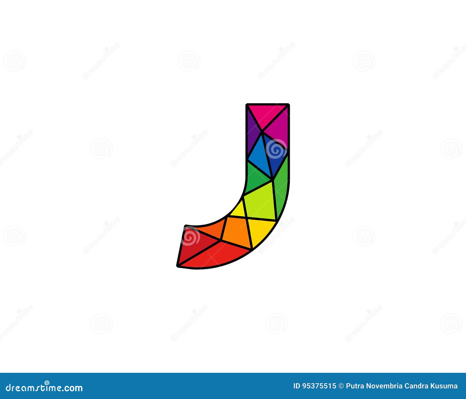 Colorful Low Poly Icon Logo Design Element Stock Vector - Illustration ...