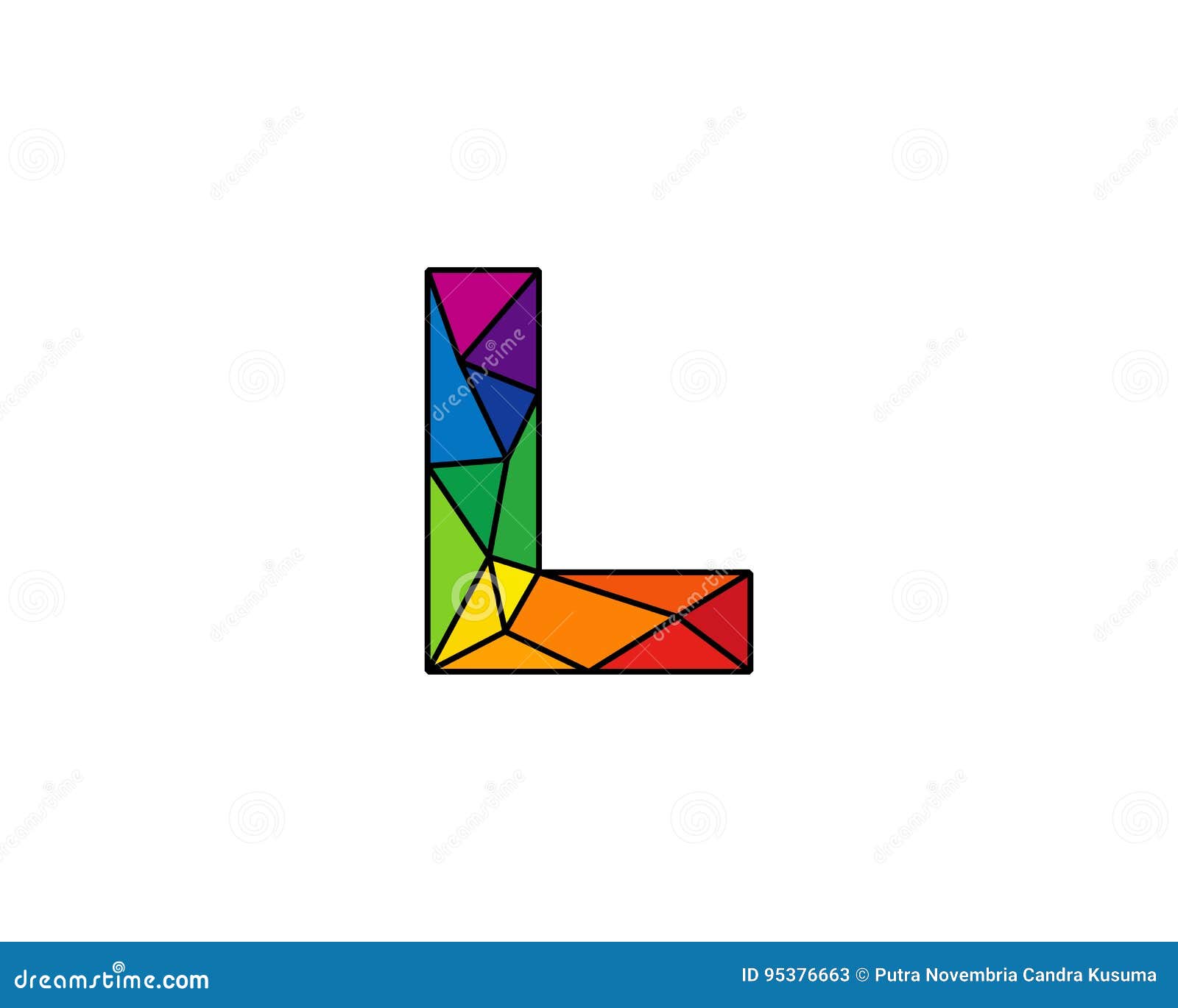 Colorful Low Poly Icon Logo Design Element Stock Vector - Illustration ...