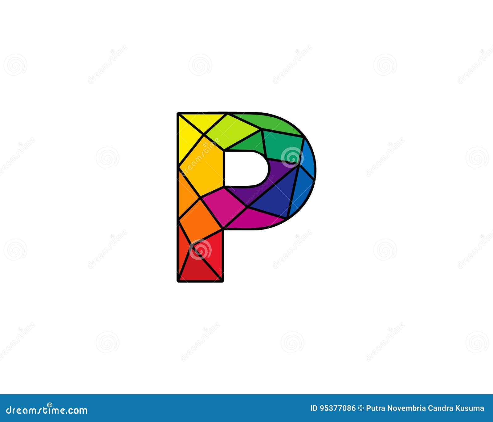 Colorful Low Poly Icon Logo Design Element Stock Vector - Illustration ...