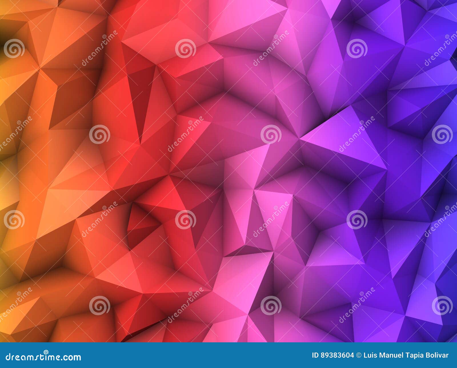 Colorful low poly texture stock illustration. Illustration of rainbow ...