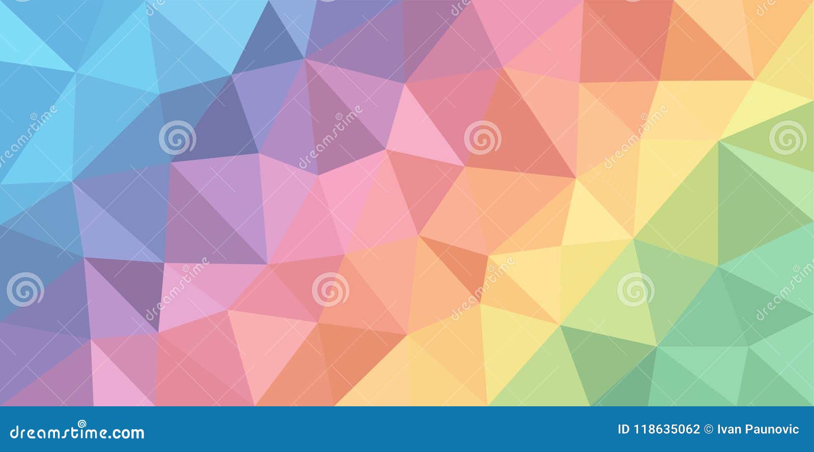 Colorful Low Poly Vector Background Stock Vector - Illustration of ...