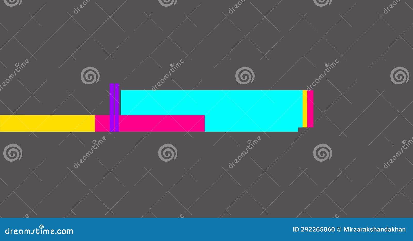 Colorful Lower Thirds Set Template Vector. Modern Geometric Lower Third ...