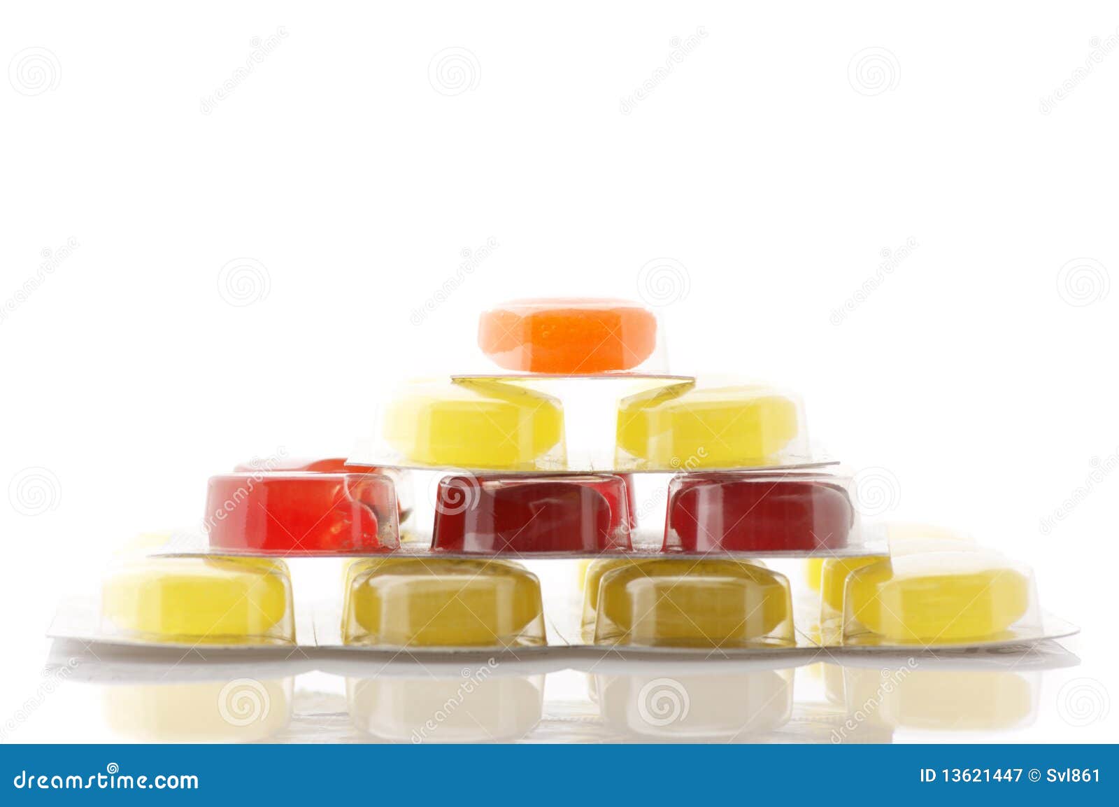 Colorful lozenges stock image. Image of package, container - 13621447