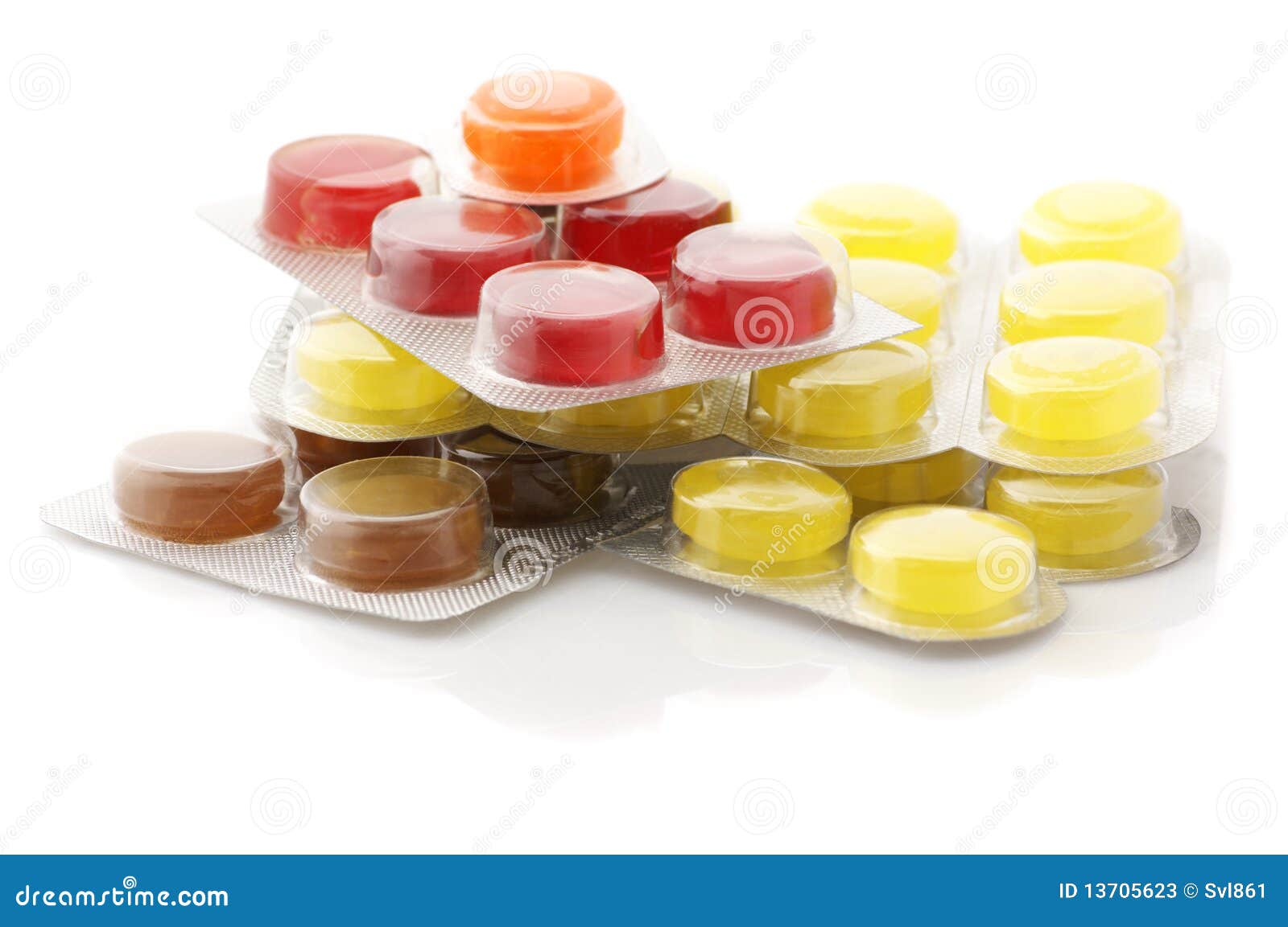 Colorful lozenges stock image. Image of package, healthy - 13705623