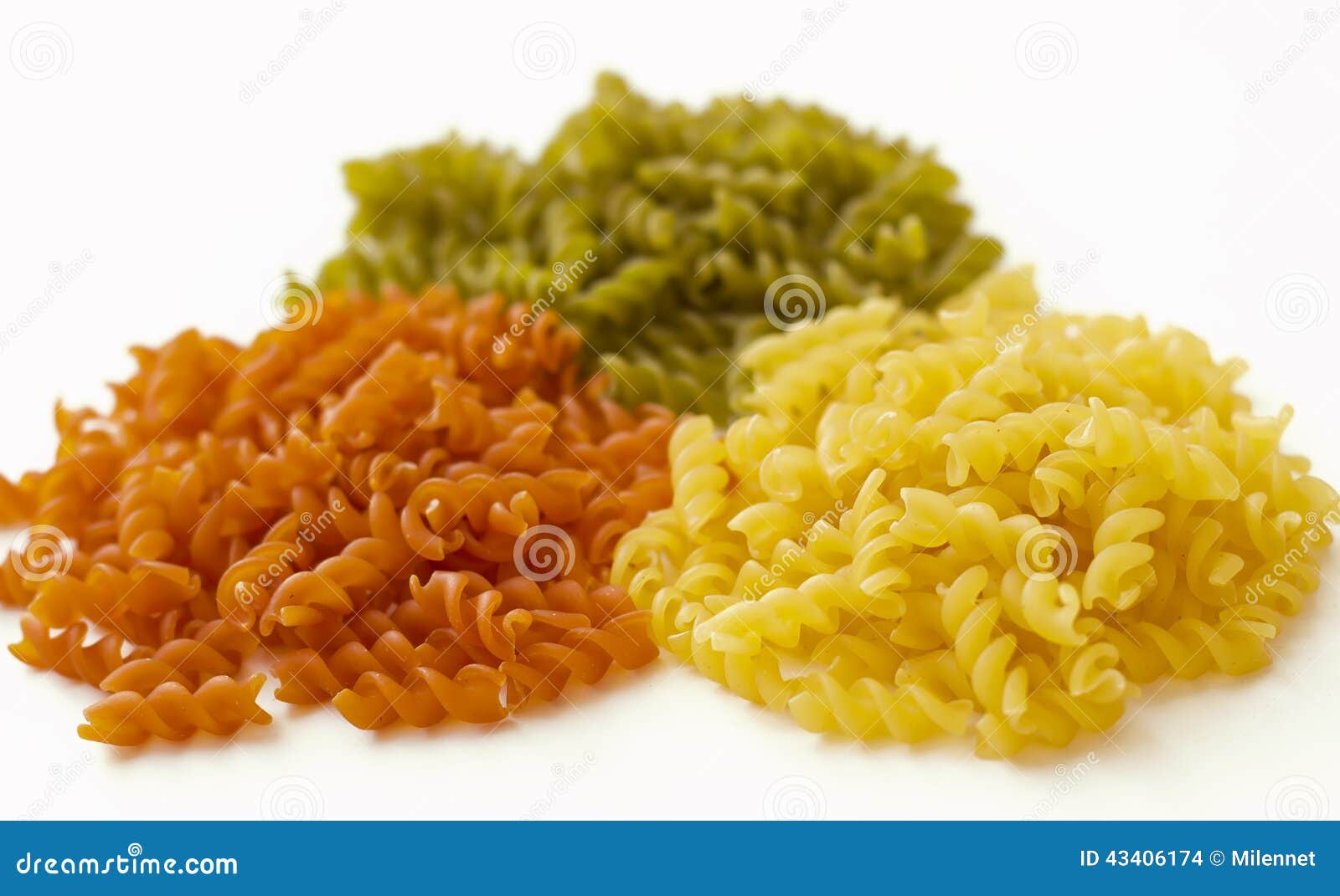 Macaroni Of Different Types On A Wooden Background Royalty-Free Stock ...