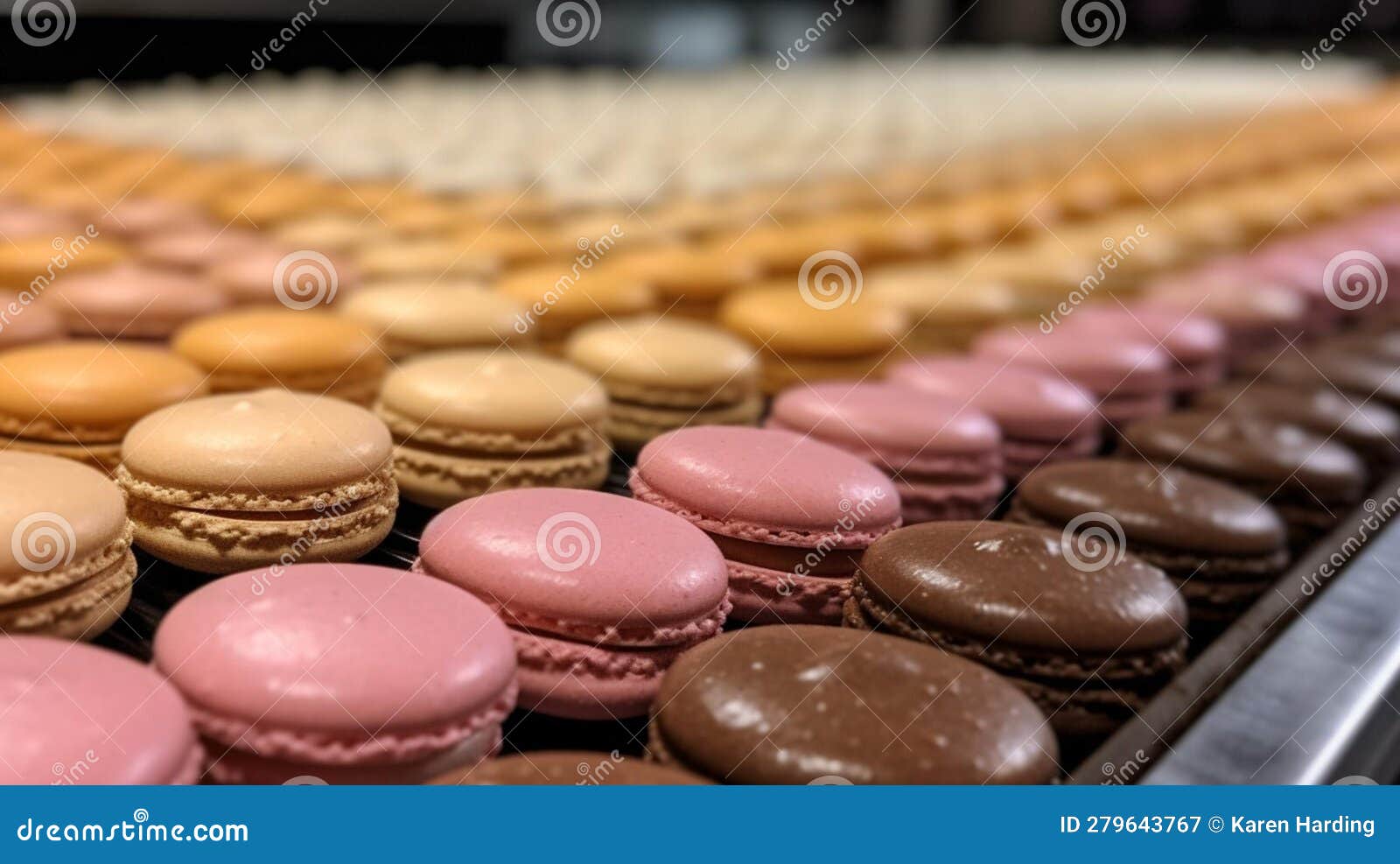 Colorful macarons stock illustration. Illustration of macarons - 279643767