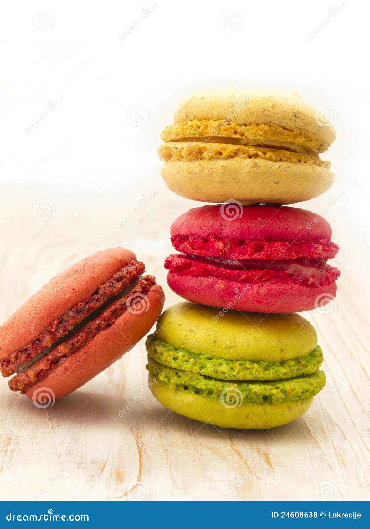 Colorful macaroons stock photo. Image of coffee, assorted - 24608638