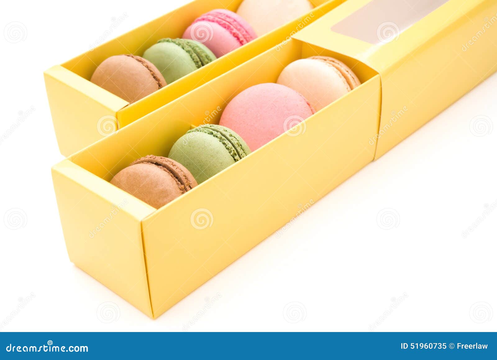Colorful Macaroons in Boxes Stock Image - Image of macaroons, flavor ...