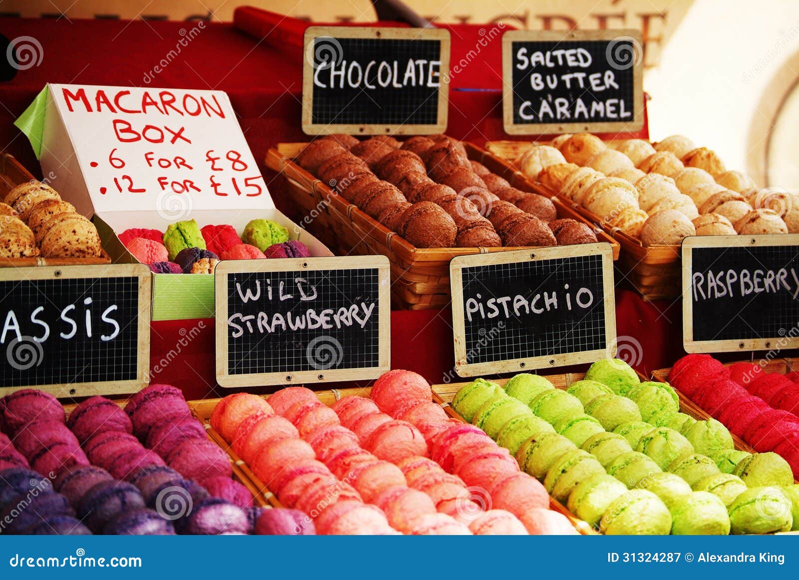 Colorful macaroons stock image. Image of delicious, meringue - 31324287