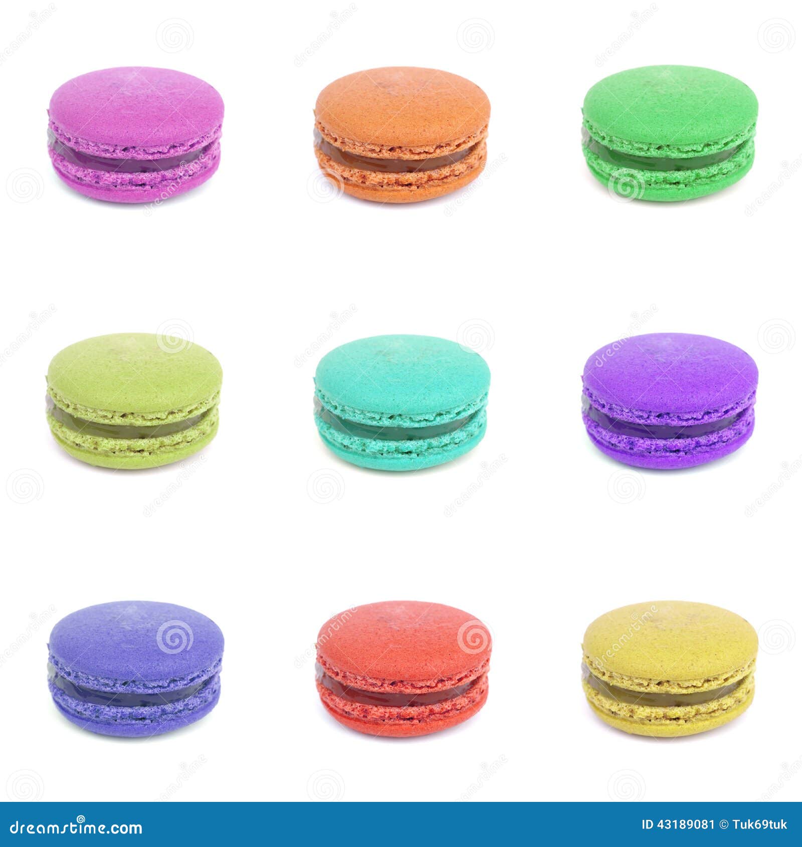 Colorful macaroons stock image. Image of berry, macaroon - 43189081