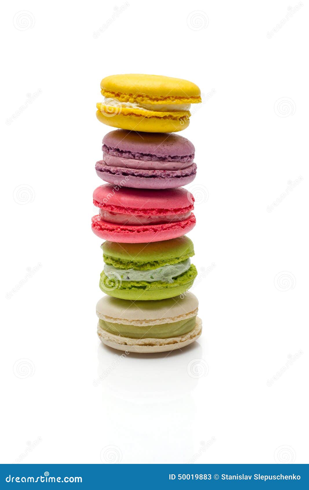 Colorful Macaroons Collection Stock Image - Image of meal, almond: 50019883