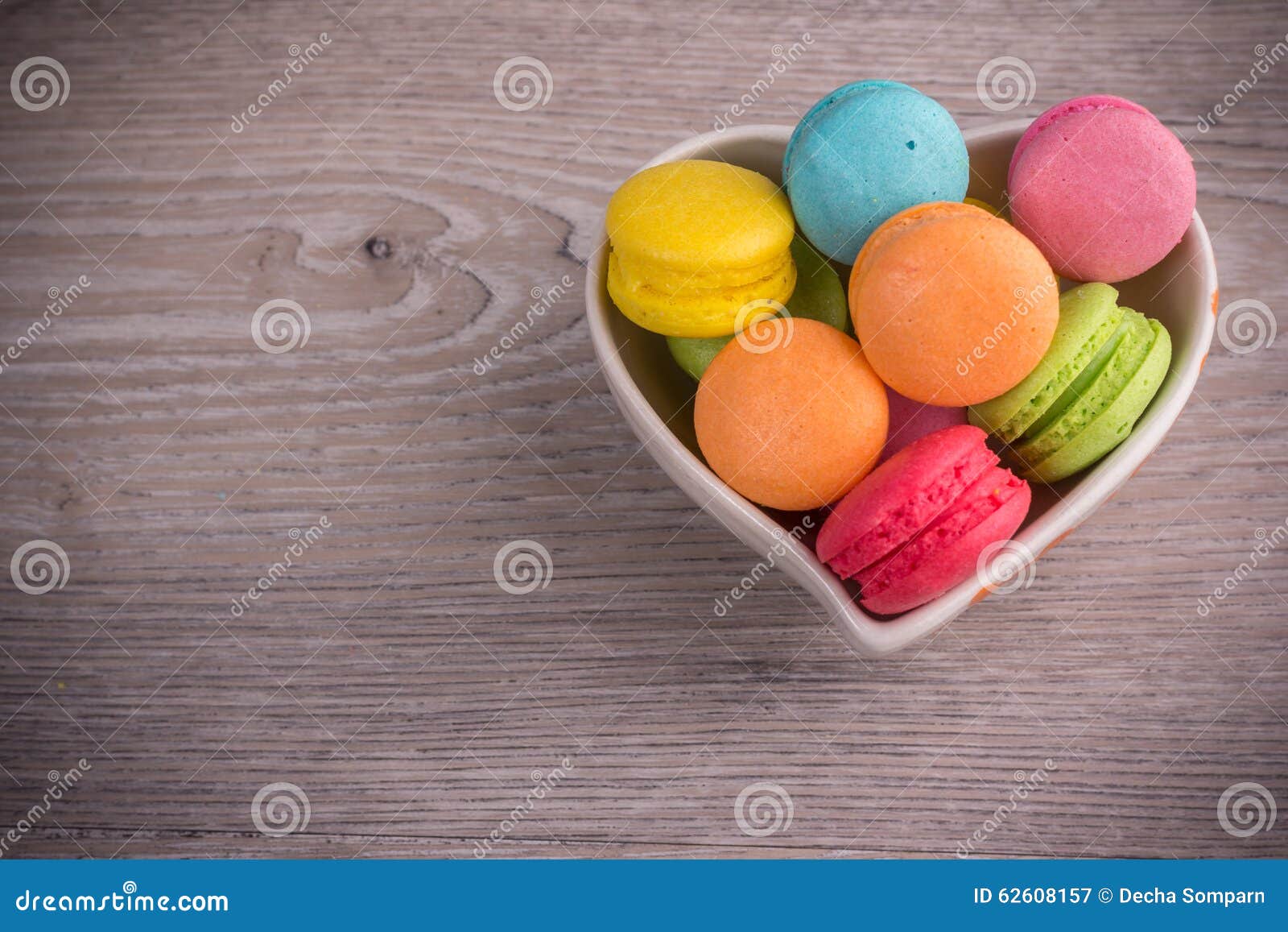 Colorful macaroons stock image. Image of macaroon, pastry - 62608157