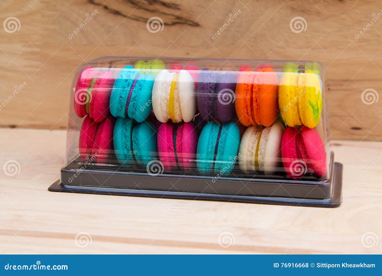 Colorful macaroons stock photo. Image of cafe, colour - 76916668