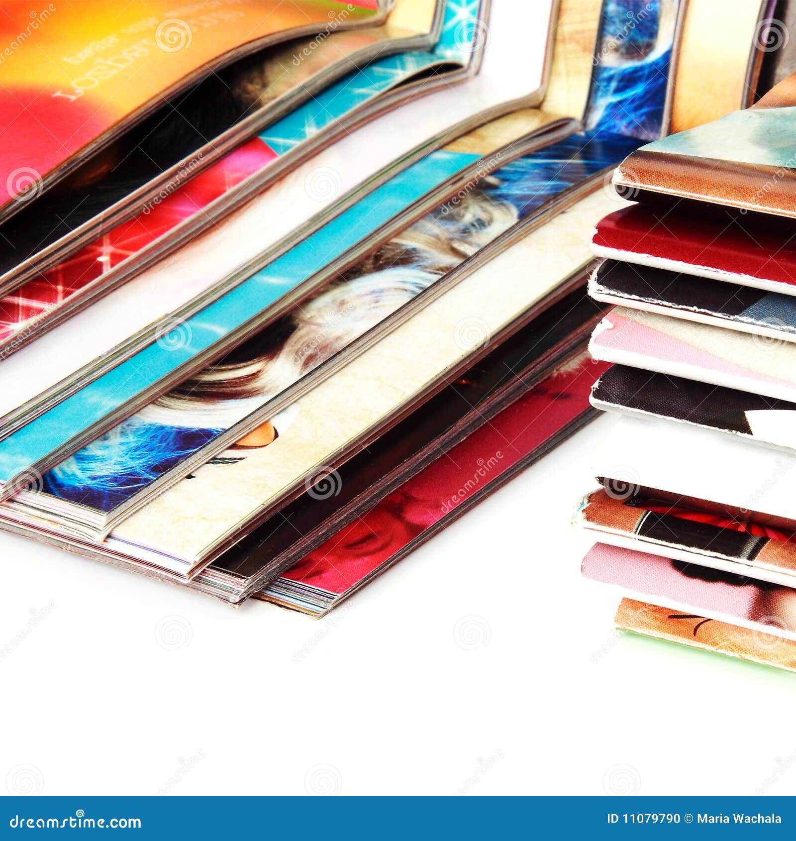 Colorful Magazines stock photo. Image of entertainment - 11079790