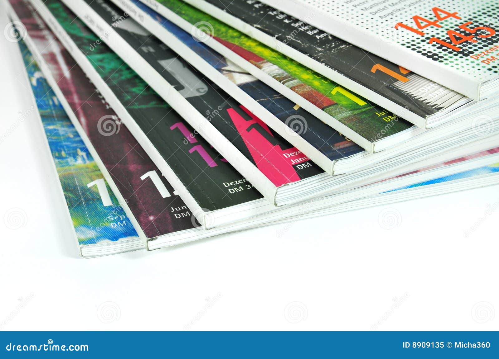 Colorful Magazines stock image. Image of finance, background - 8909135