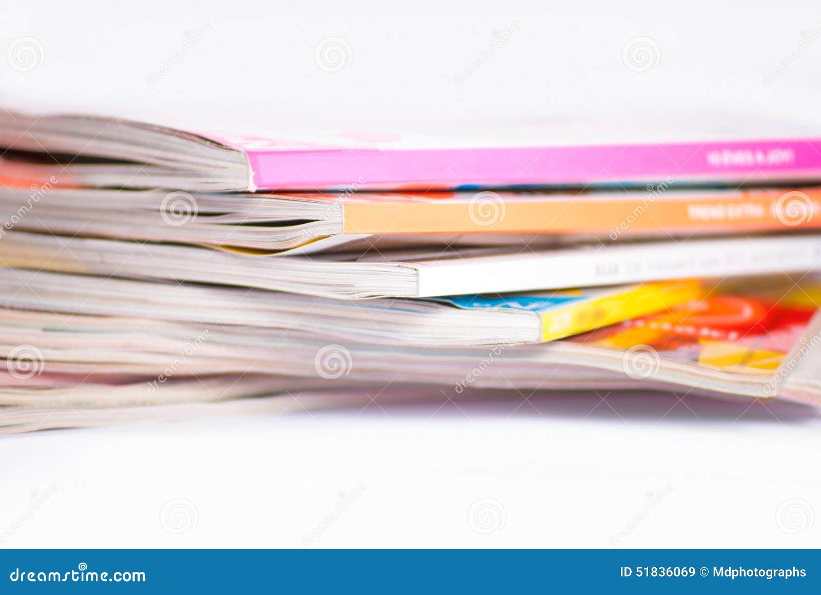 Colorful Magazines Close Up Stock Image - Image of abstract, newspaper ...