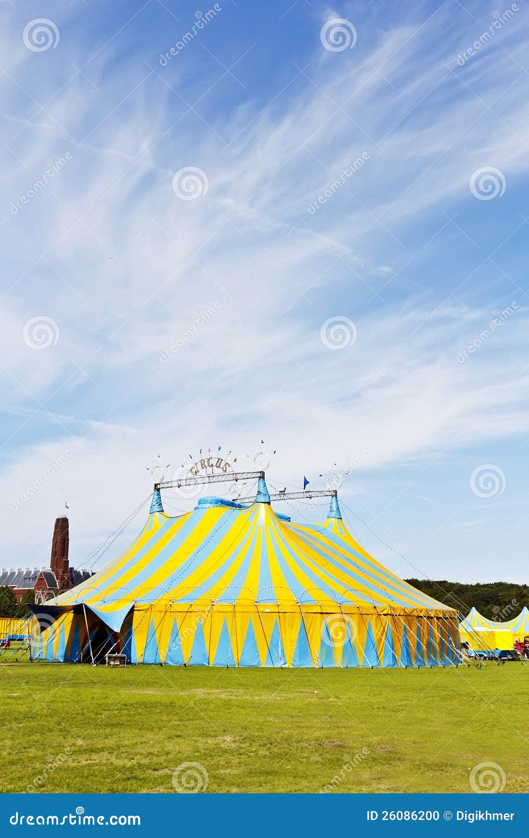 Colorful Magic Circus Tent stock photo. Image of holiday - 26086200