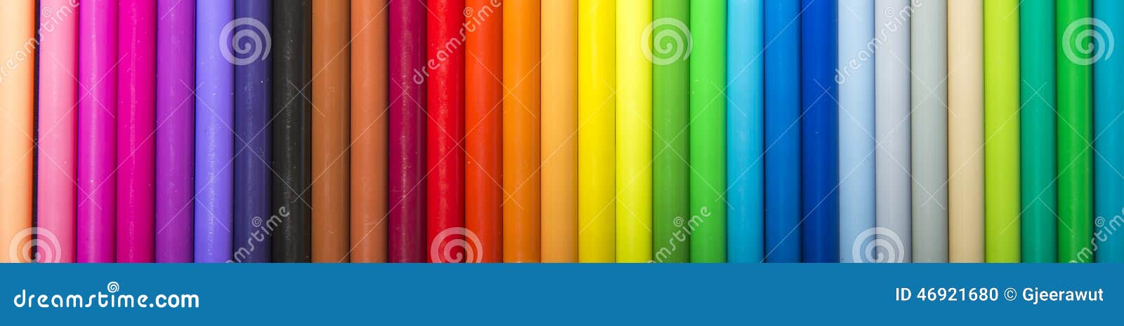 Colorful Magic Marker on Sequence Stock Photo - Image of sequence ...