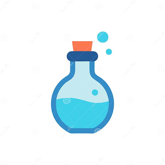 Colorful Magic Potion Icon for Creative Projects Stock Illustration ...
