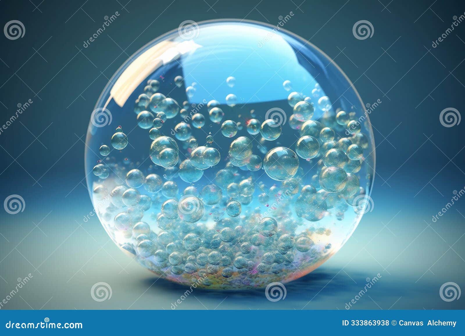 Colorful Magical Fantasy Dreamy Bubbles Stock Photo - Image of ...