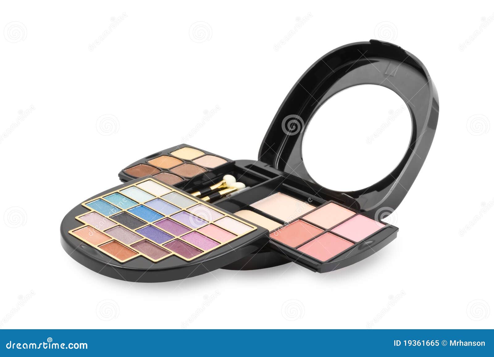 A Colorful Make-Up - Cosmetics Kit Stock Image - Image of facial ...