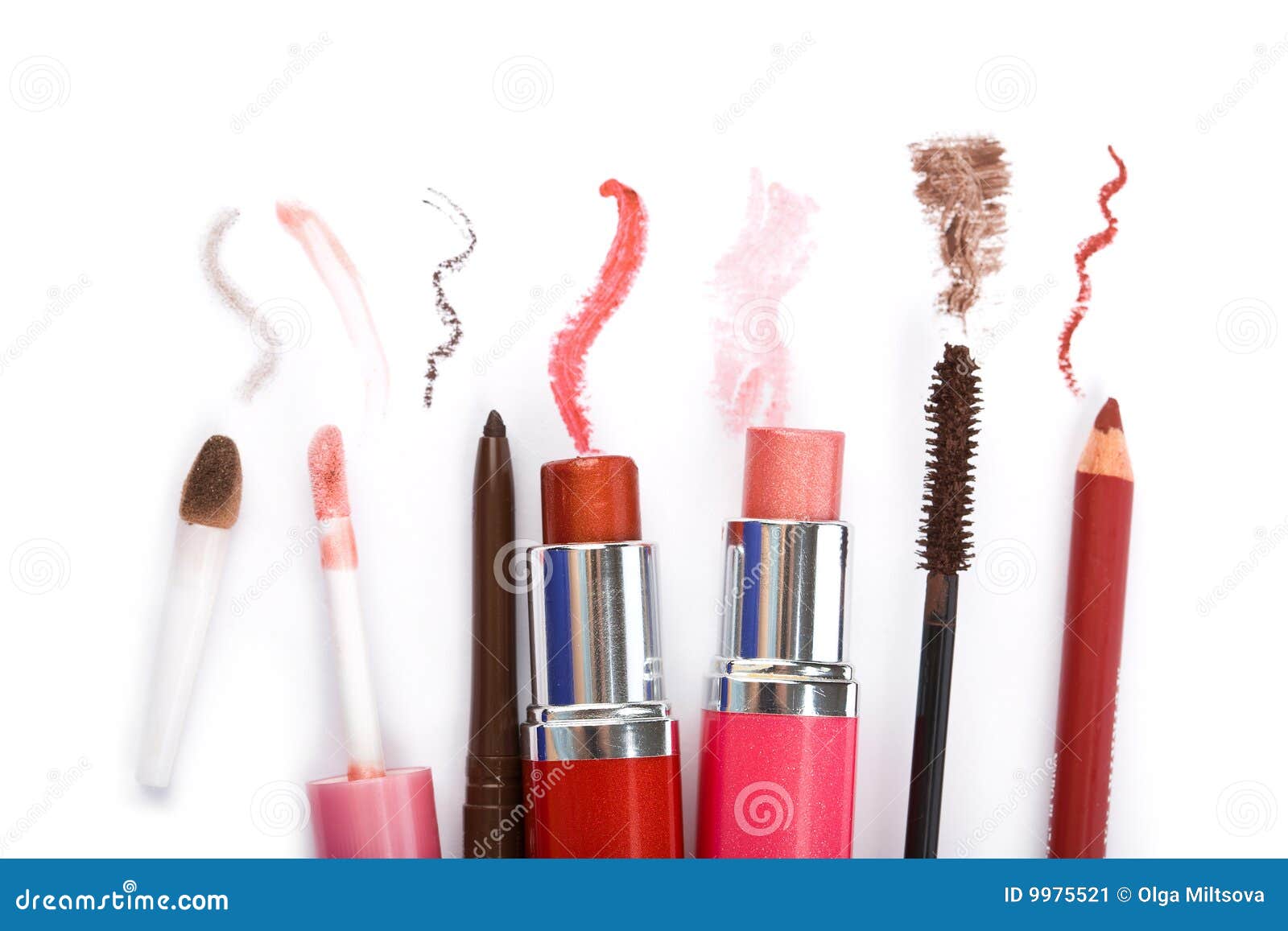 Colorful makeup collection stock image. Image of beauty - 9975521