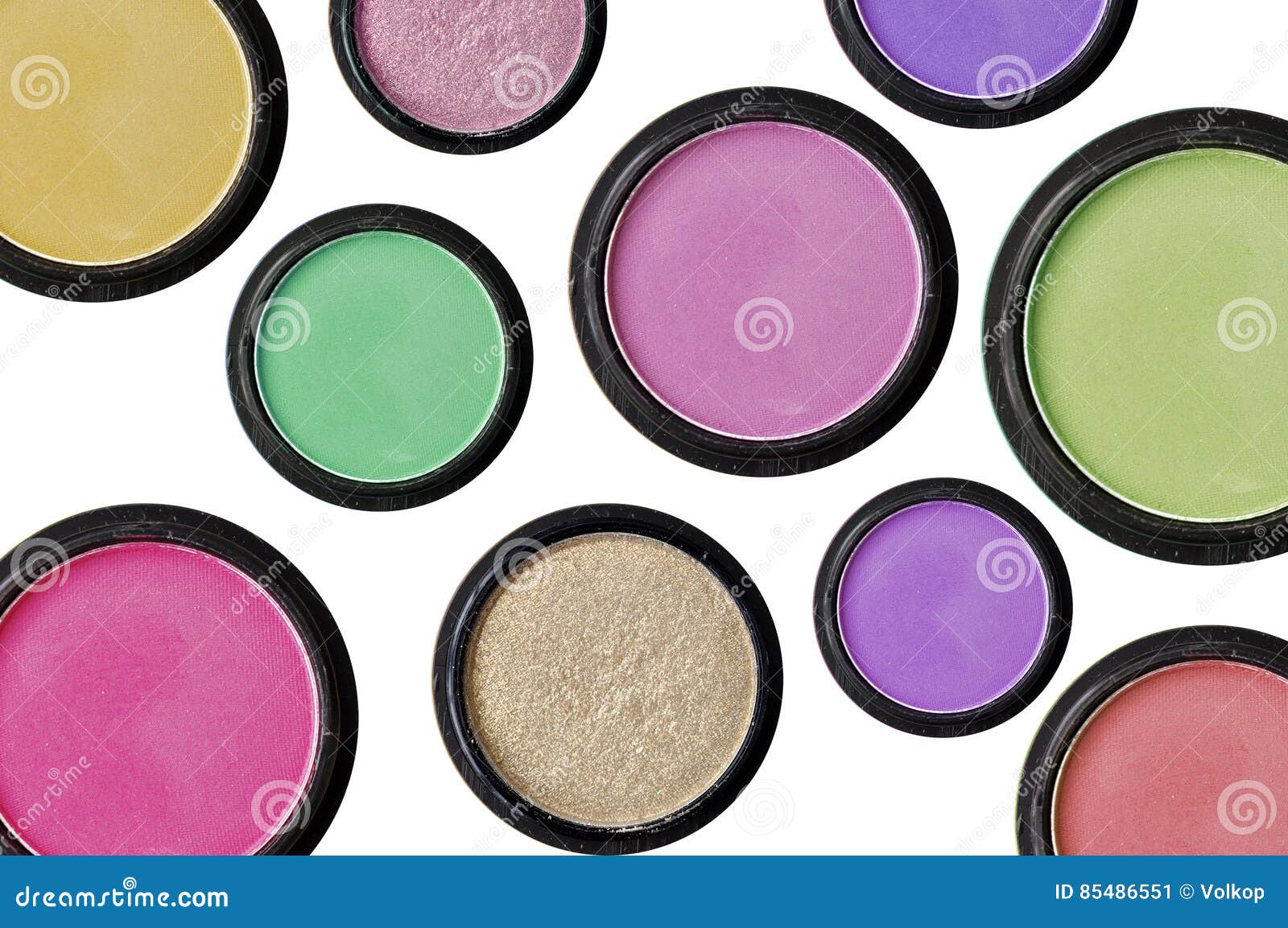 Colorful Makeup Collection stock image. Image of brown - 85486551