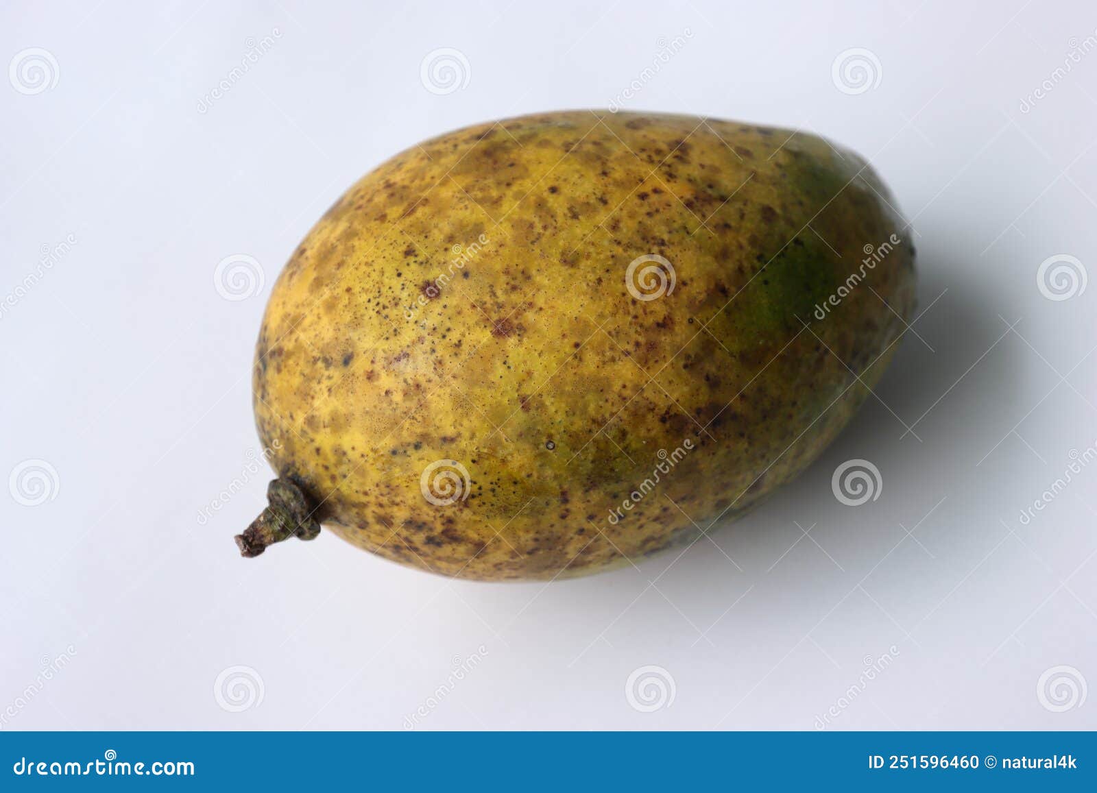 A Colorful Mango Isolated on a White Background Stock Photo - Image of ...