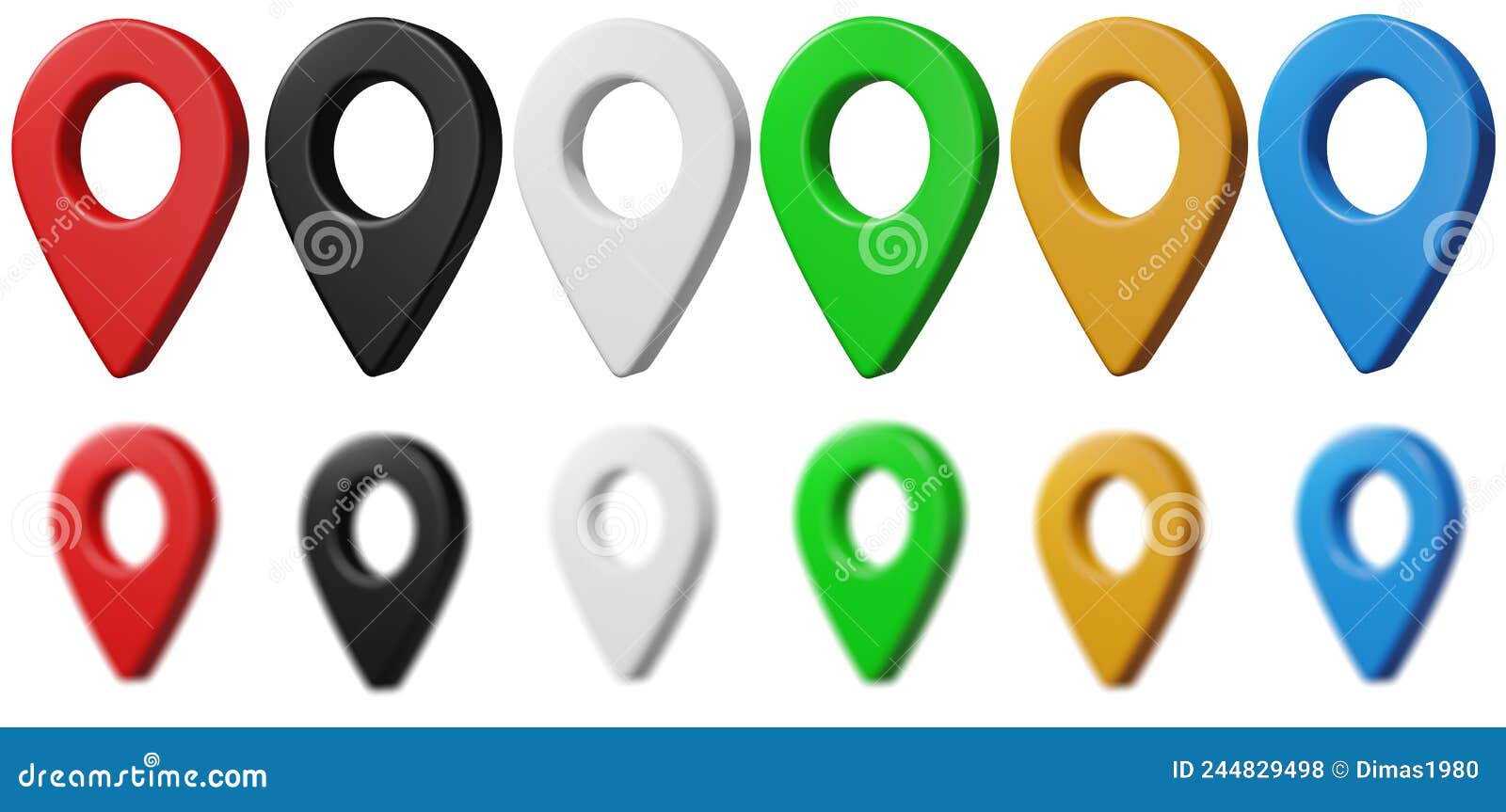 Map Location Pinpointer On World Map. 3D Render Stock Photography ...