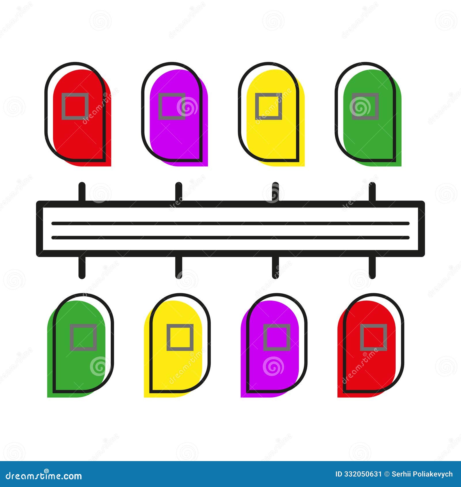 Colorful Map Markers. Navigation Location Pins. Direction Pointers ...
