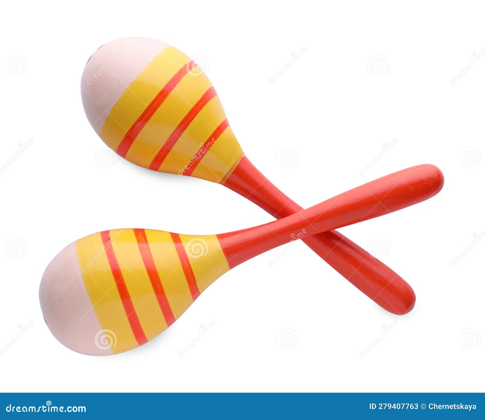Colorful Maracas On White Background Top View Musical Instrument Stock Image Image Of Latin