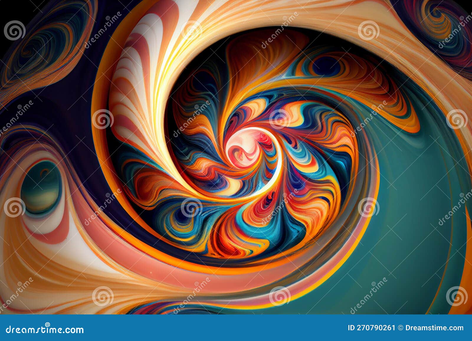 Colorful Marbe Paint Twist and Waves Abstract Backgound Stock ...