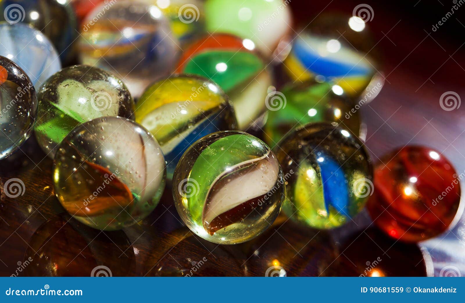 Colorful Marble Balls stock image. Image of bubble, glass - 90681559