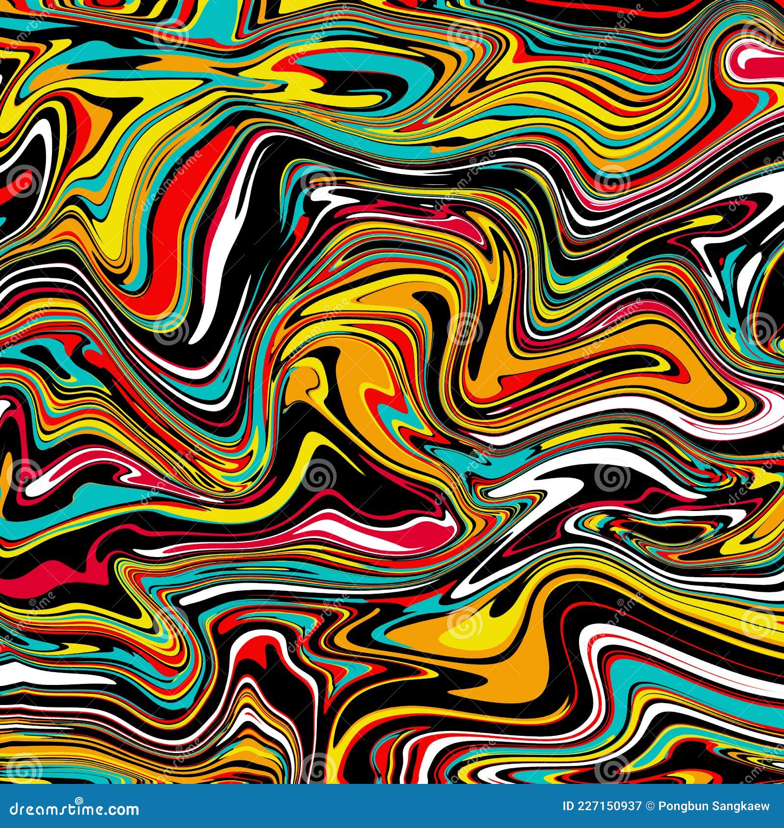 Colorful Marble Effect Pattern Background Stock Illustration ...