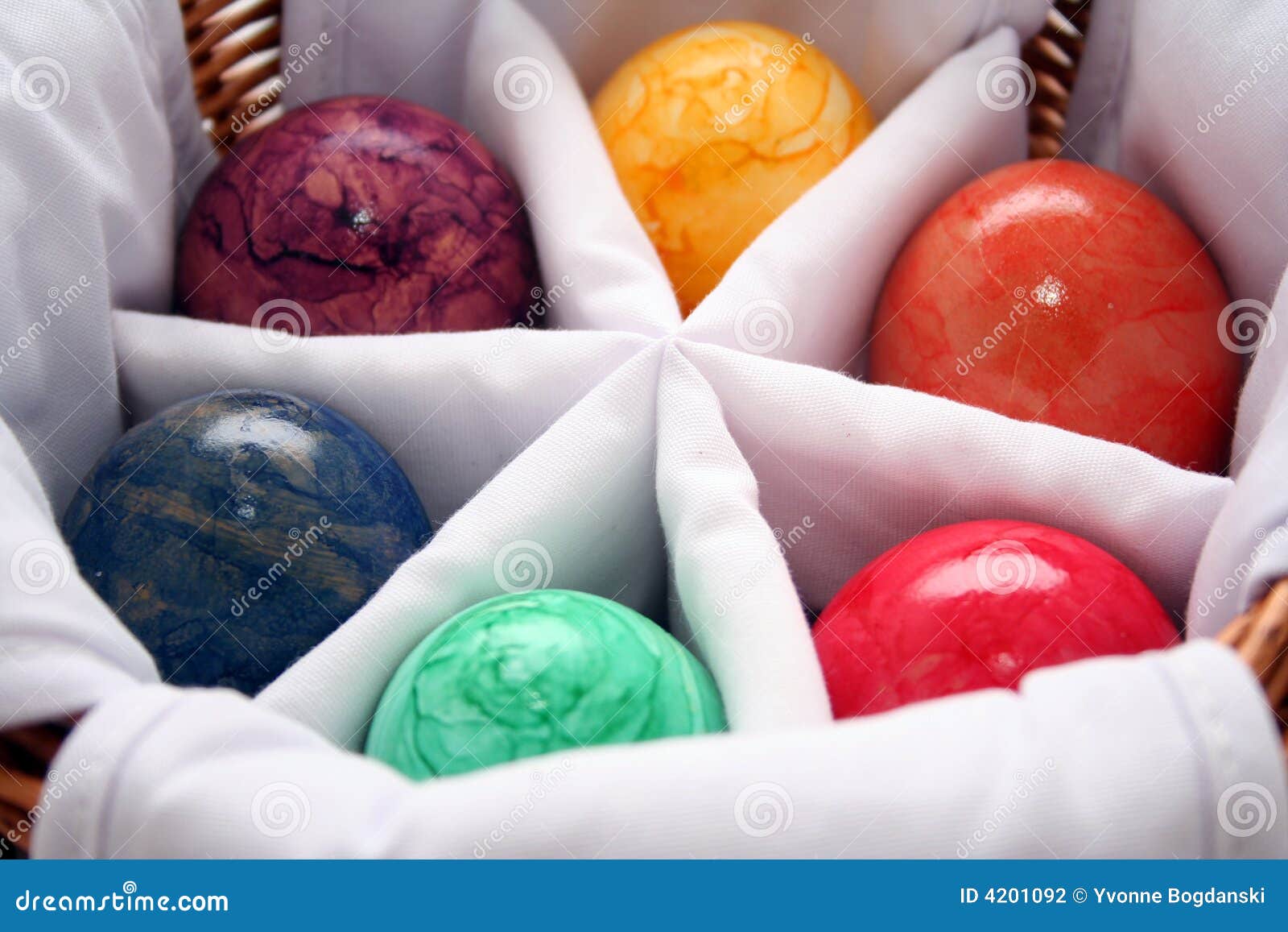 Colorful Marble Eggs stock photo. Image of colourful, display - 4201092