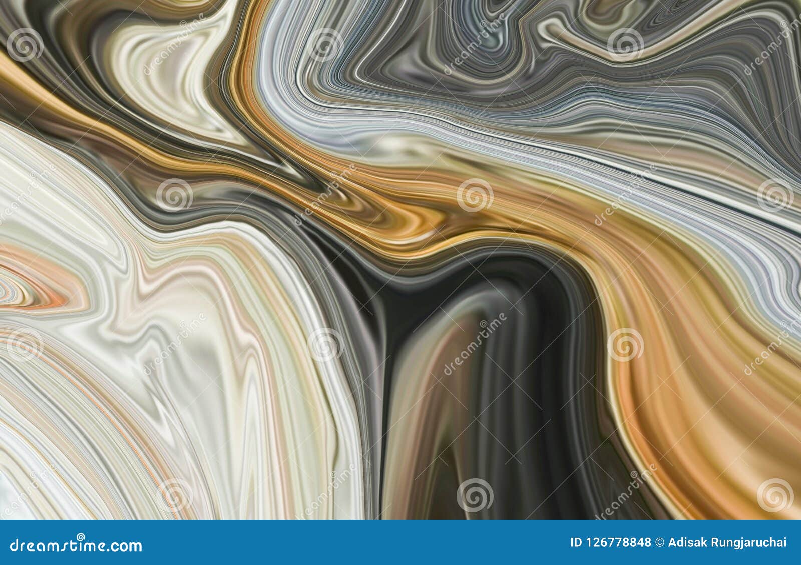 Colorful Marble Surface. Brown Marble Pattern of the Blend of Curves ...