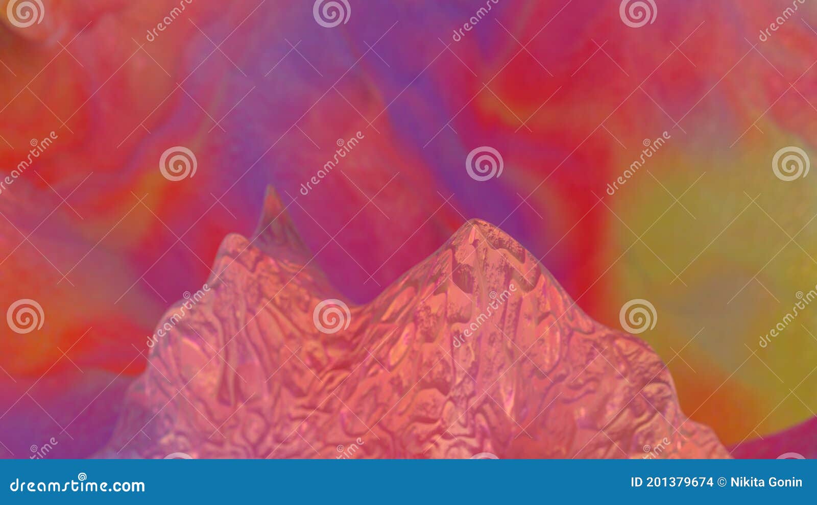 Colorful Marble Surface 3D Rendering Illustration Stock Illustration ...