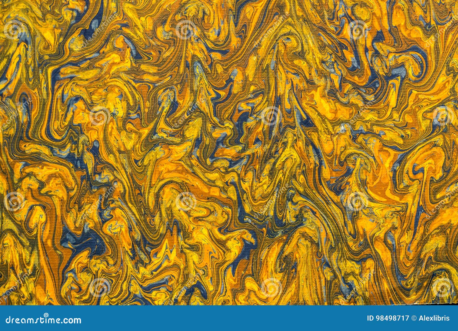 Colorful marbled paper stock illustration. Illustration of water - 98498717