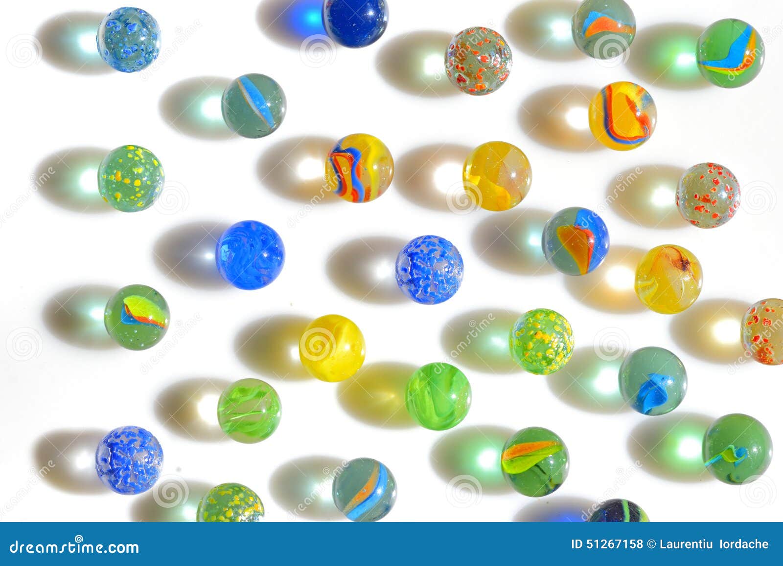 Colorful Marbles stock photo. Image of macro, objects - 51267158